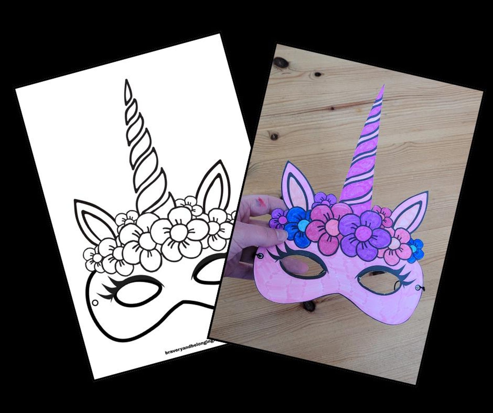 Unicorn Preschool Activity Bundle: Busy Book, Scavenger Hunt, Crown ...