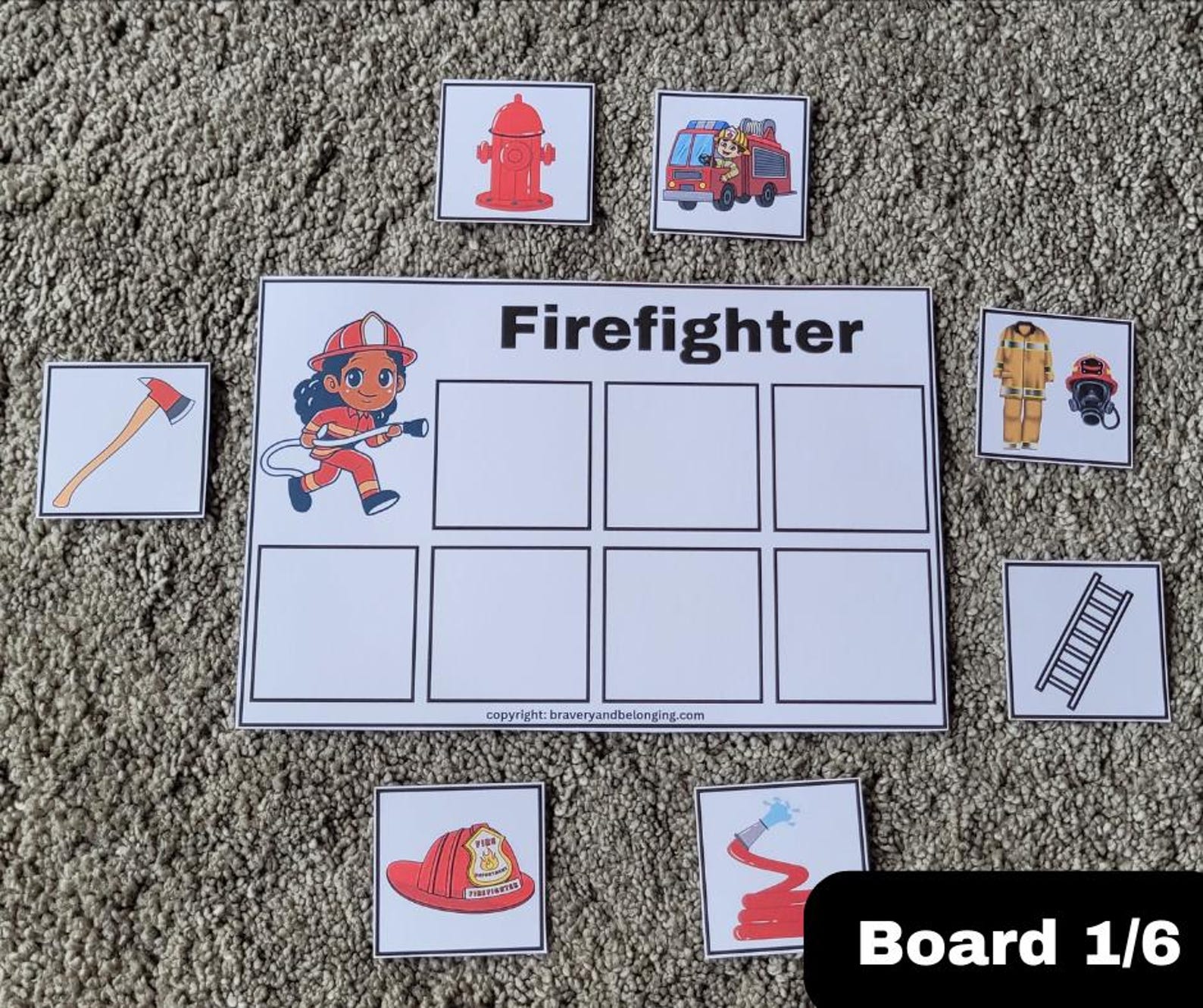 Community Helpers Matching Game, Community Helpers Unit, Community ...