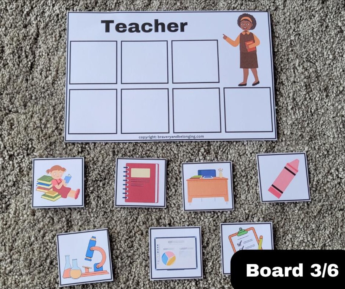 Community Helpers Matching Game, Community Helpers Unit, Community ...