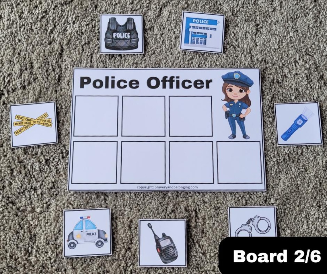 Community Helpers Matching Game | Community Helpers Sort Printable ...