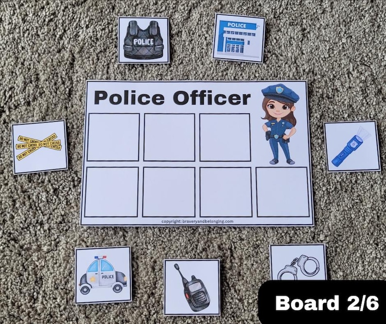 Community Helpers Matching Game | Community Helpers Sort Printable ...