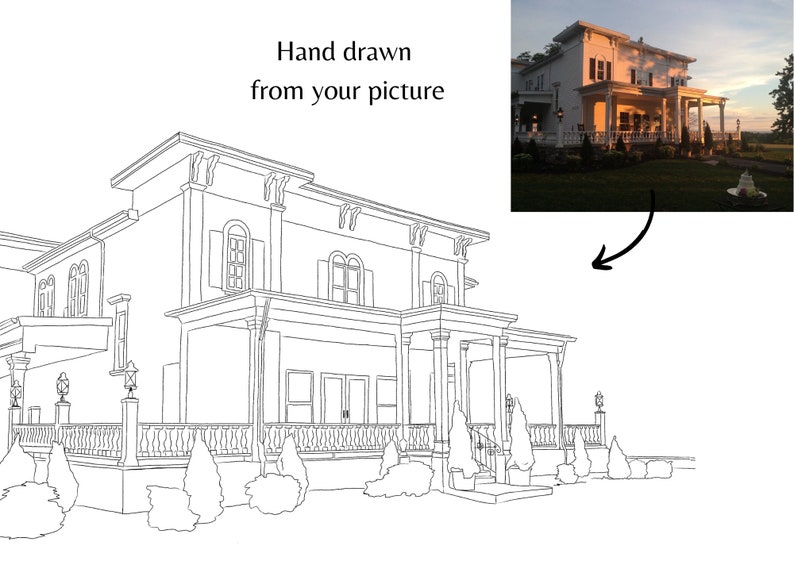 Personalized Wedding Venue Illustration Custom Sketch Wedding Venue ...
