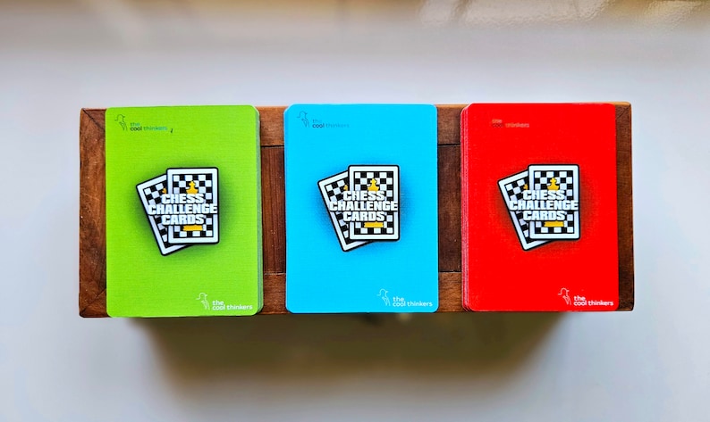 Chess Challenge Cards | Chess Gift for Kids & Adults | Educational ...