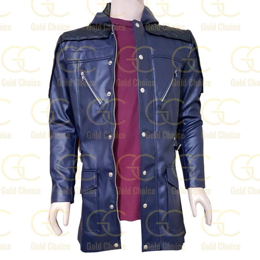 Ner-o DMC 5 Dant-e Faux Leather Jacket Coat by Gold Choice Company - Etsy