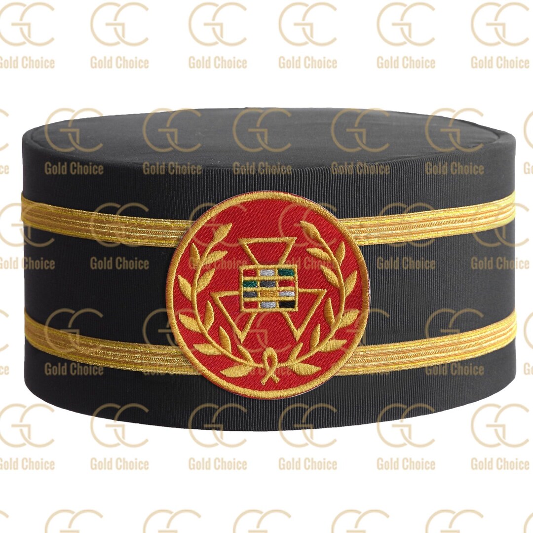 Past Grand High Priest Royal Arch Chapter Crown Cap Red Machine ...