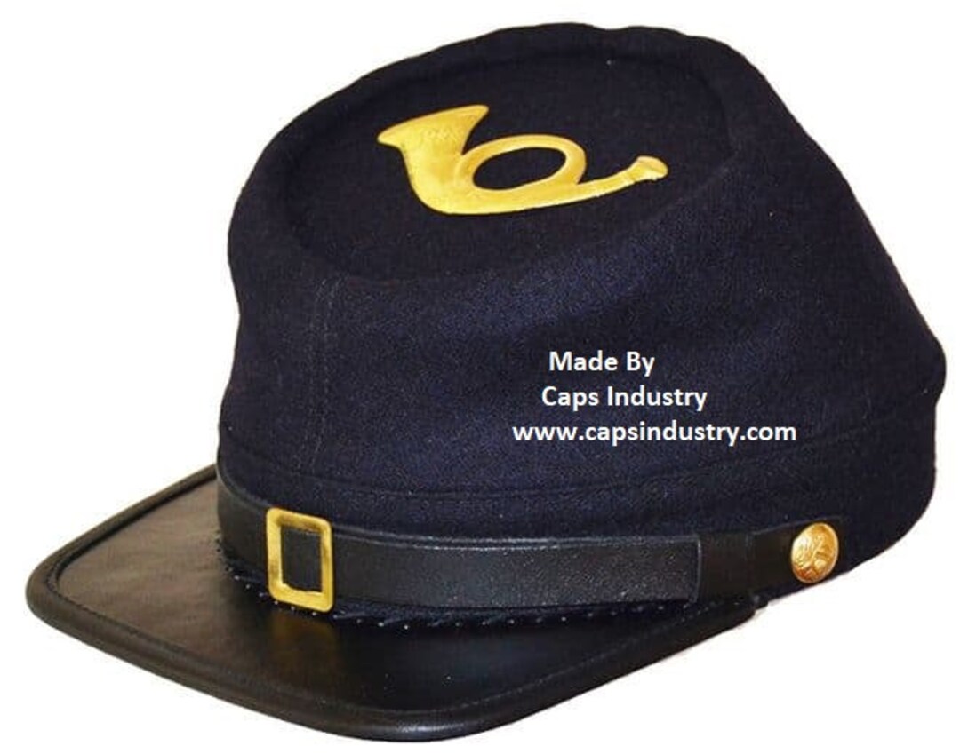Civil War Union Infantry Blue Kepi With Badge - Etsy