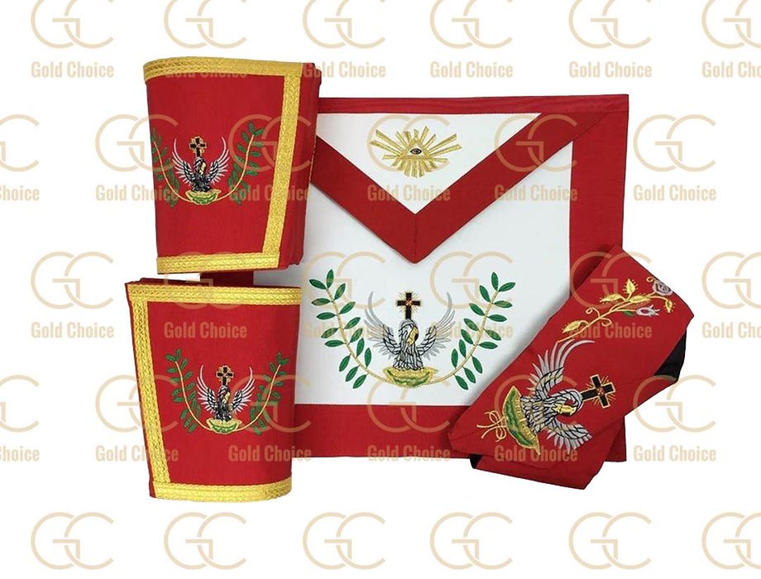 18th Degree Scottish Rite Regalia Set Machine Embroidery - Etsy