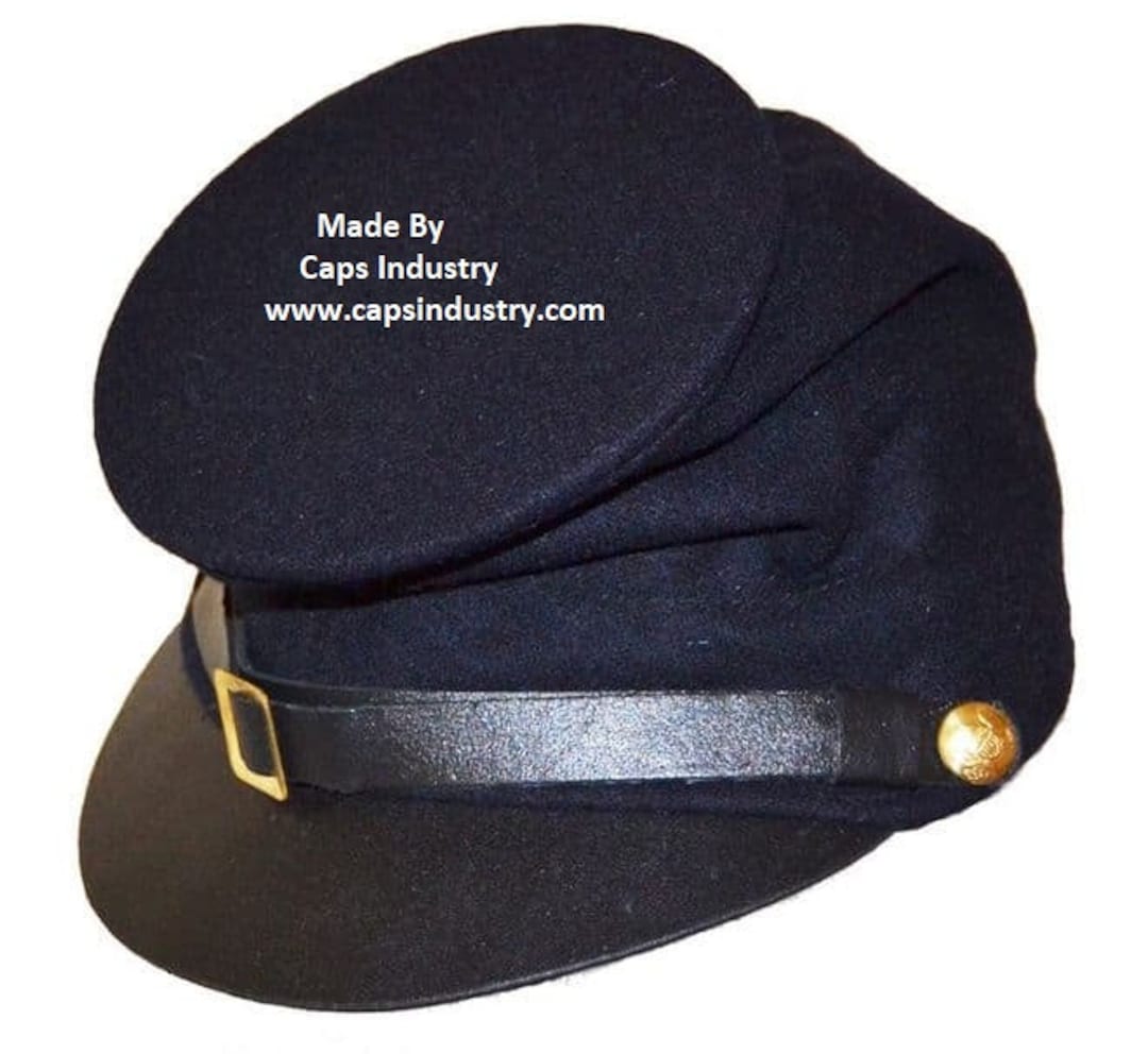 Civil War Union Blue Forage Cap With Mcdowell Peak - Etsy