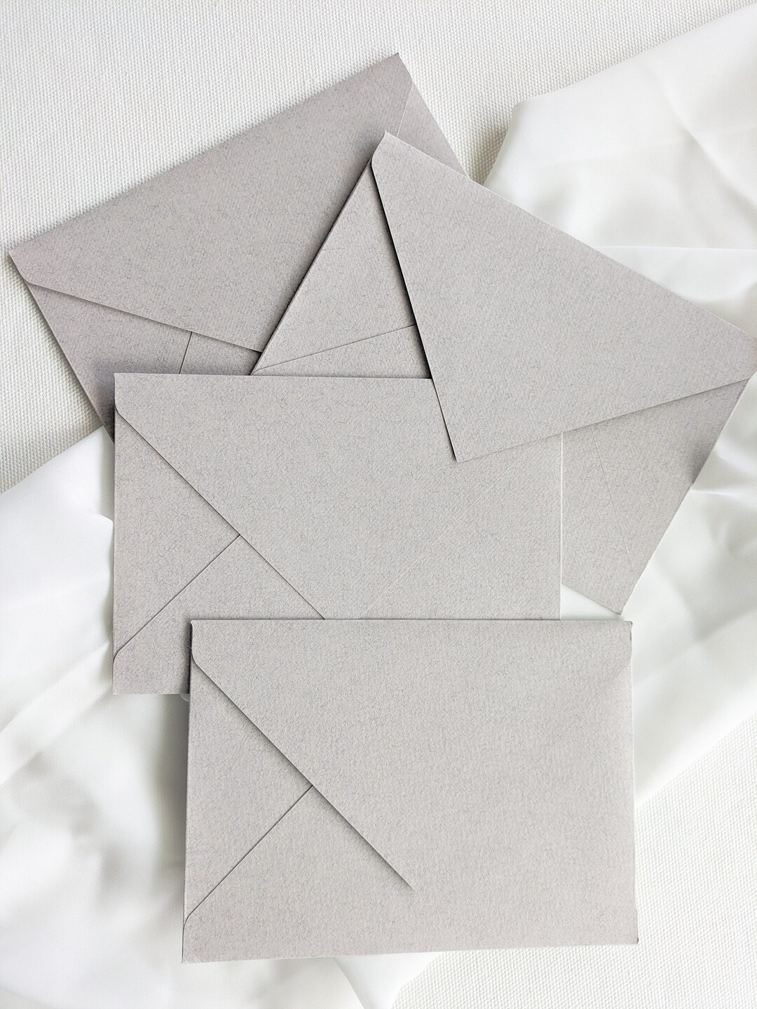 Handmade Envelope Soft Gray Texture Textured Handmade Gray Envelope ...