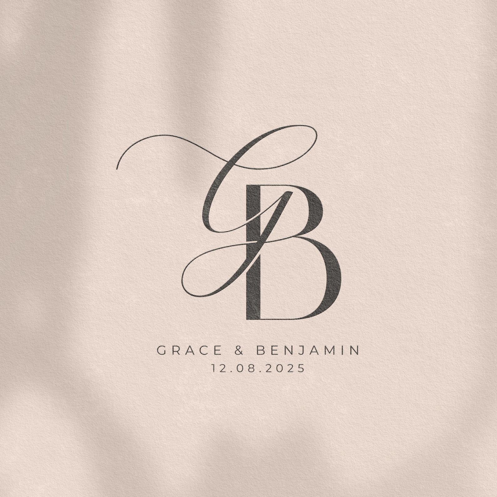 Modern Wedding Monogram | Couple Monogram | Digital Download Logo ...