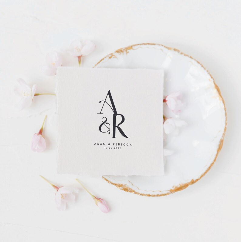 Modern Wedding Monogram | Couple Monogram | Digital Download Logo ...