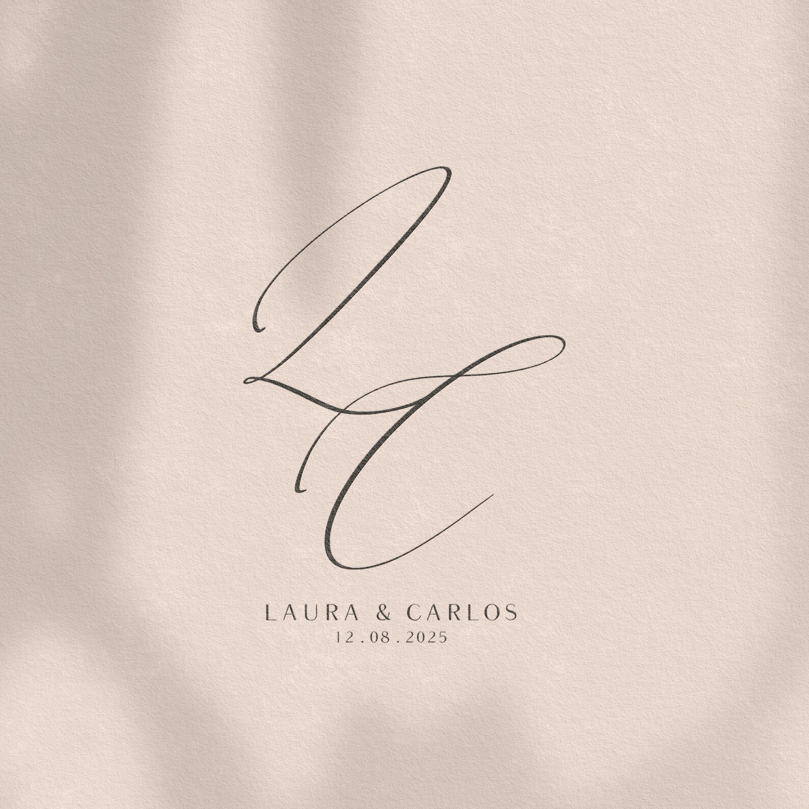 Modern Wedding Monogram | Couple Monogram | Digital Download Logo ...