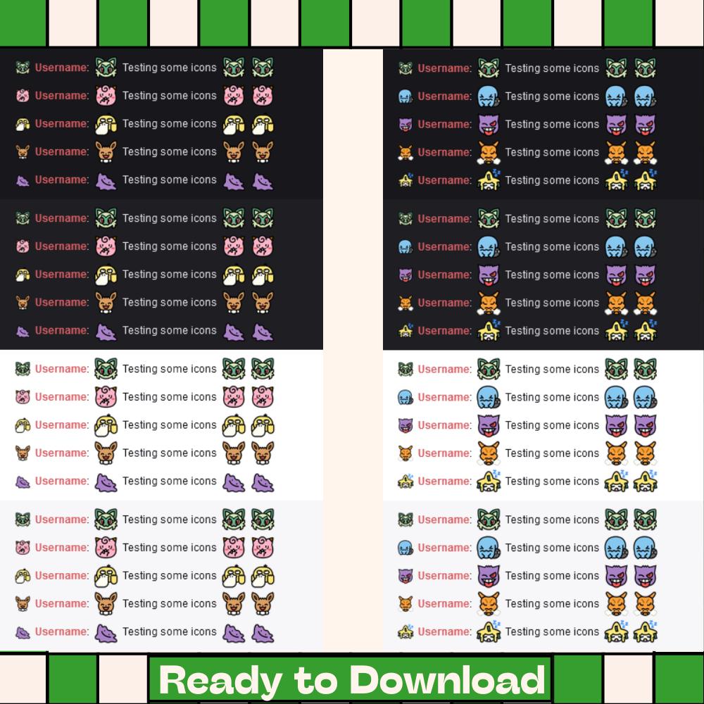 Pokemon Bit Badges | Pokemon Emotes | Static Emote | Twitch Emotes ...