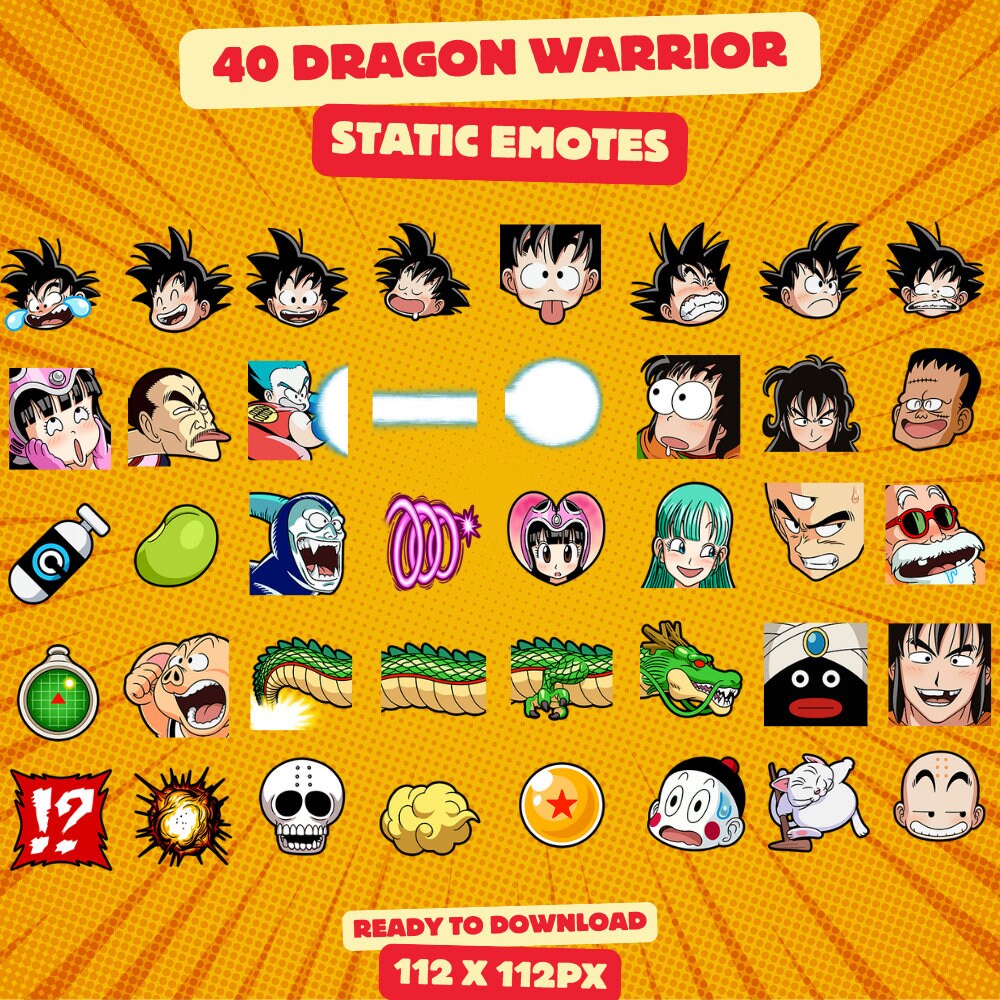 Dragon Warrior Static Emotes Emotes Discord Emotes Twitch Emotes ...