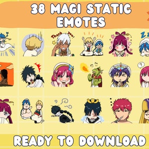 Magi Static Emotes Discord Emotes Twitch Emotes Streamer Emotes Anime ...