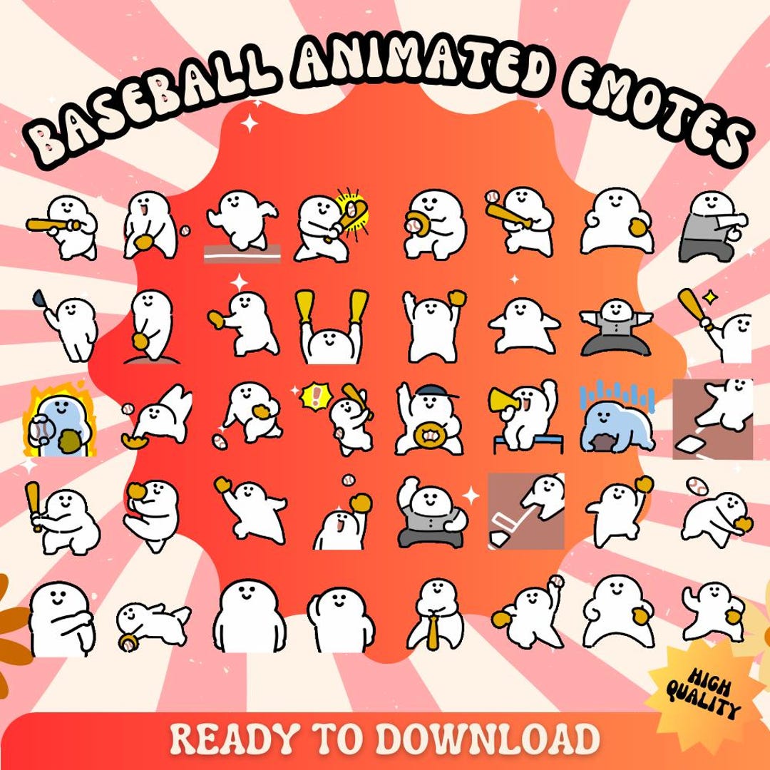 Baseball Animated Emotes | Memes | Funny | Twitch Emotes | Discord ...