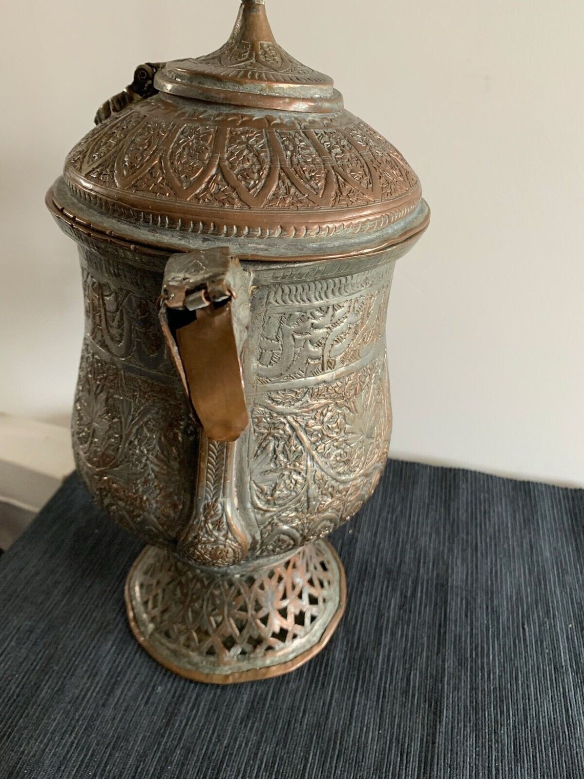 Large Northern India Kashmir Mughal Copper Tea Urn Samovar 19th C. - Etsy