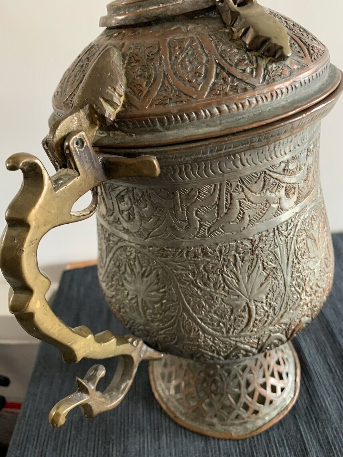 Large Northern India Kashmir Mughal Copper Tea Urn Samovar 19th C. - Etsy
