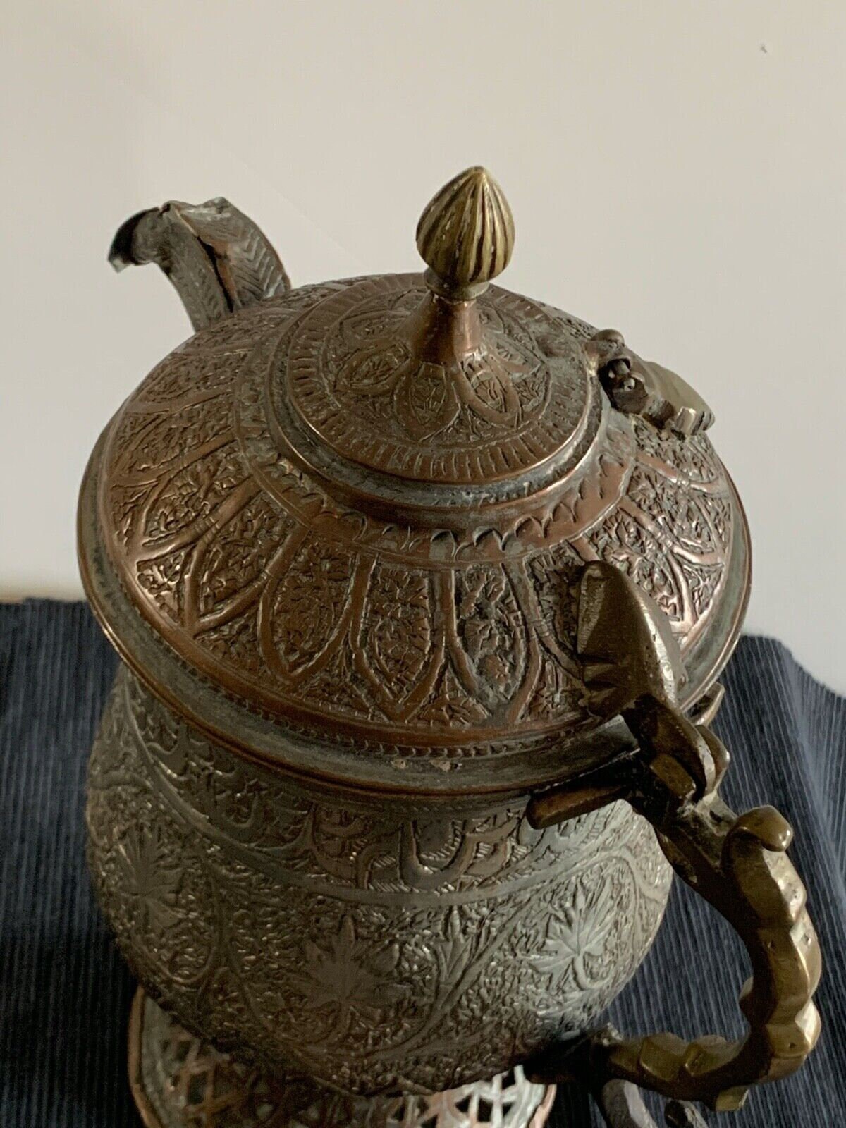 Large Northern India Kashmir Mughal Copper Tea Urn Samovar 19th C. - Etsy