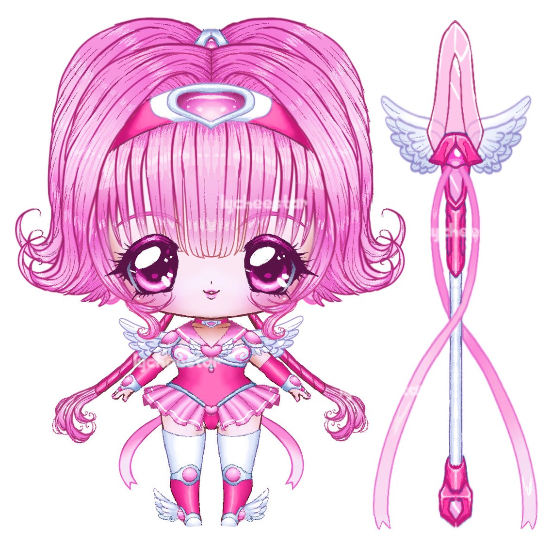 P2U Chibi Base - Pre-shaded/colored - Kawaii, Cute Drawing Asset ...