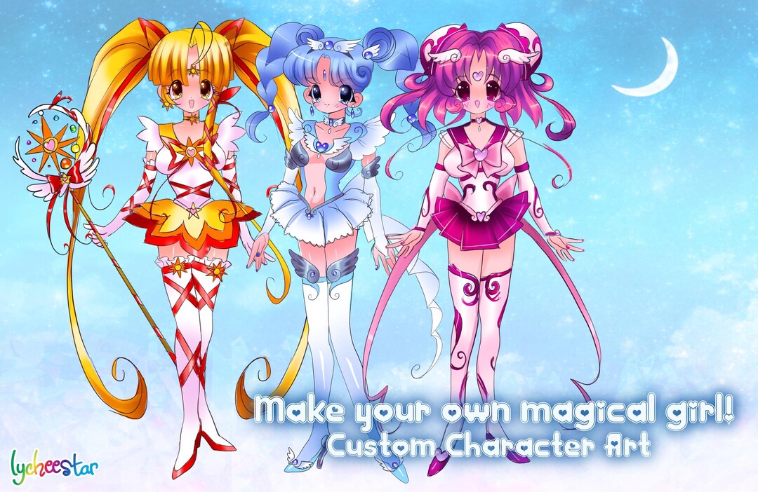 Make Your Own Magical Girl! - Made to Order Character Design - Custom ...