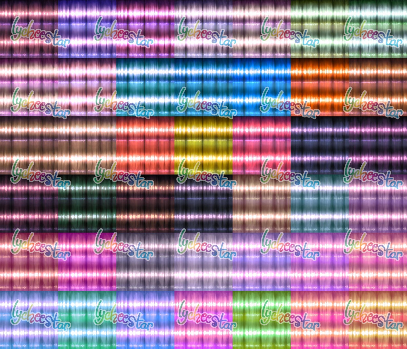 42 ULTRA SHINY Kawaii Hair Textures: 3D Modeling for Game Development ...