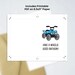 Have A Wheelie Good Birthday Card | 5x7" | Instant Download | Print at ...