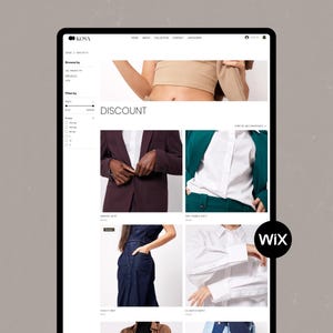 Shop Wix Website, Wix Ready Shop Template, E-commerce Website, Sales ...