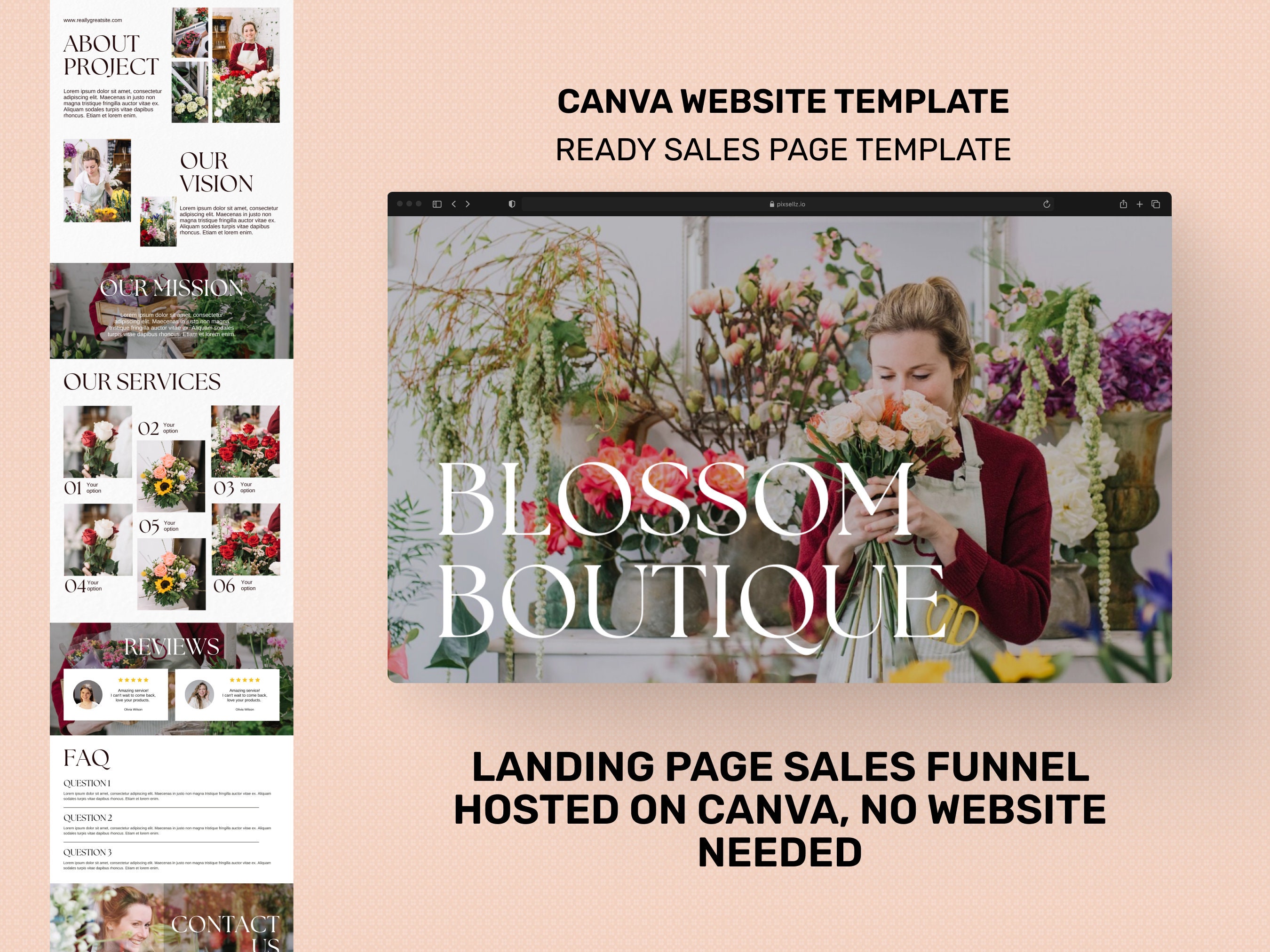 Canva Landing Page, Ready Design Website Templates, Ready-made Websites ...
