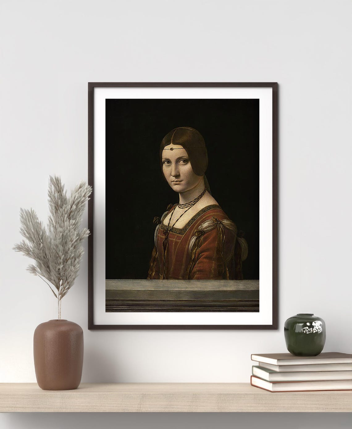 La Belle Ferroniere Print: Leonardo Da Vinci Digital Art (downloadable ...