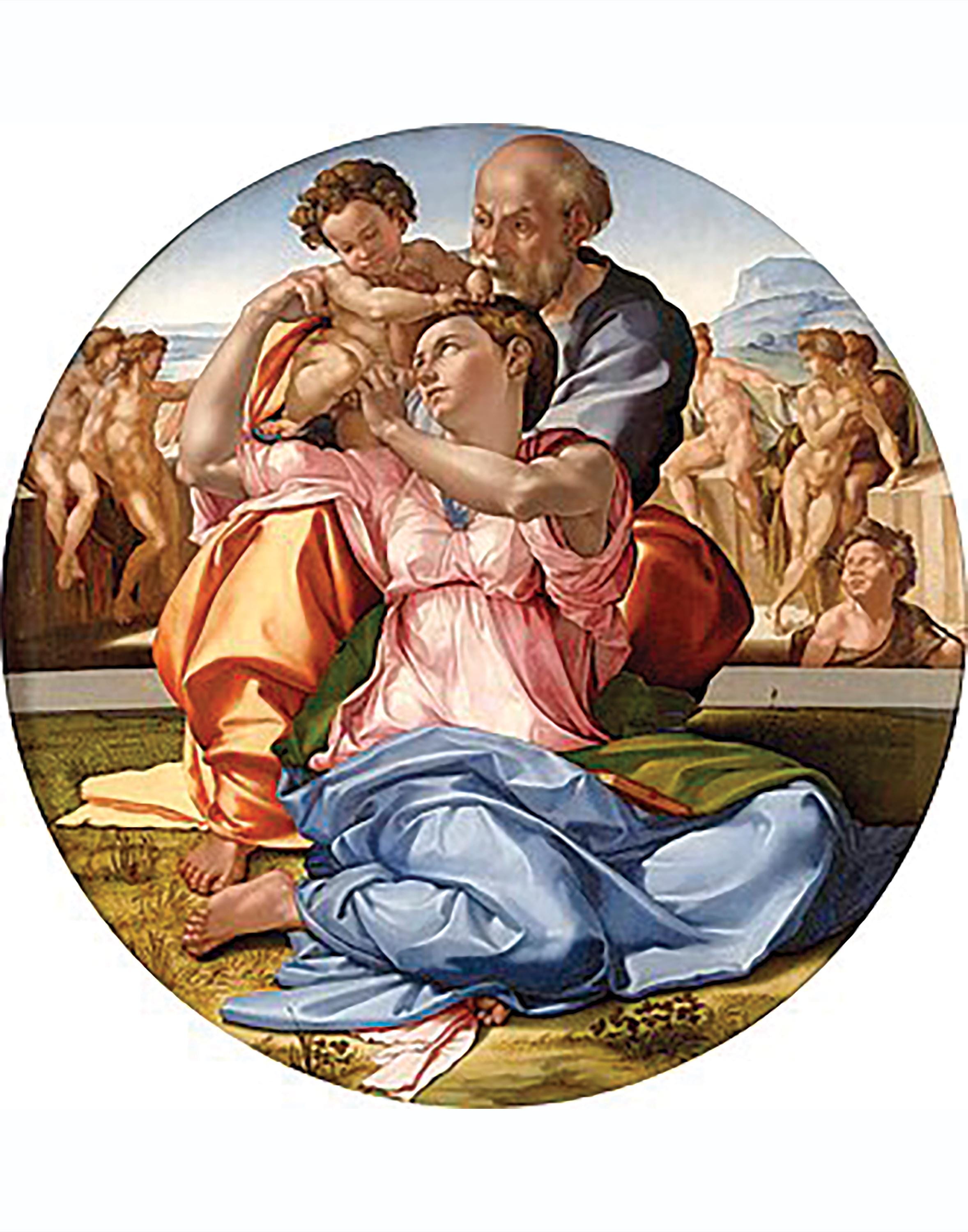 Michelangelo Doni Tondo Art Print: Renaissance Madonna and Child ...