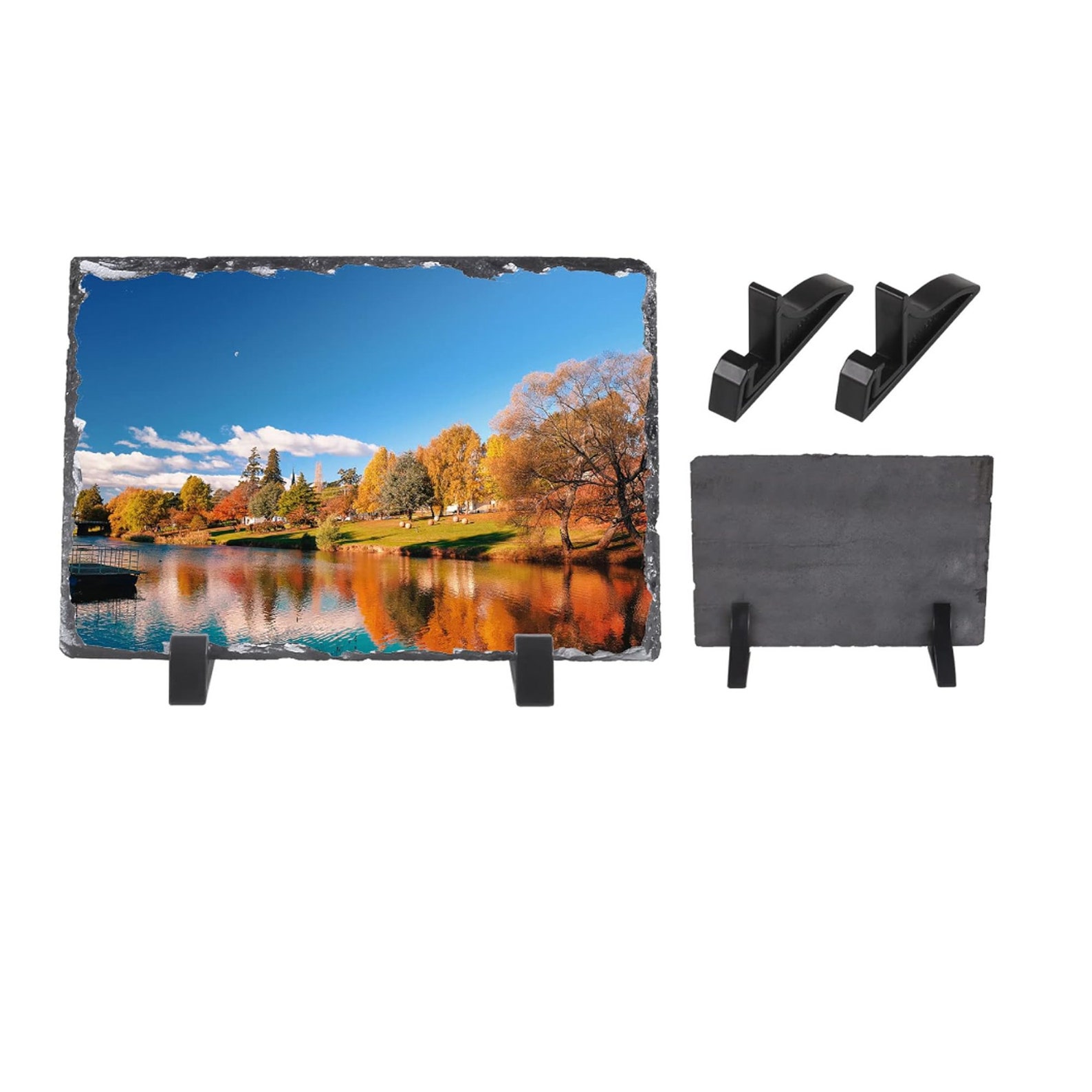 Personalized Photo Plaque Photo Slate Natural Slate Valentines Day ...