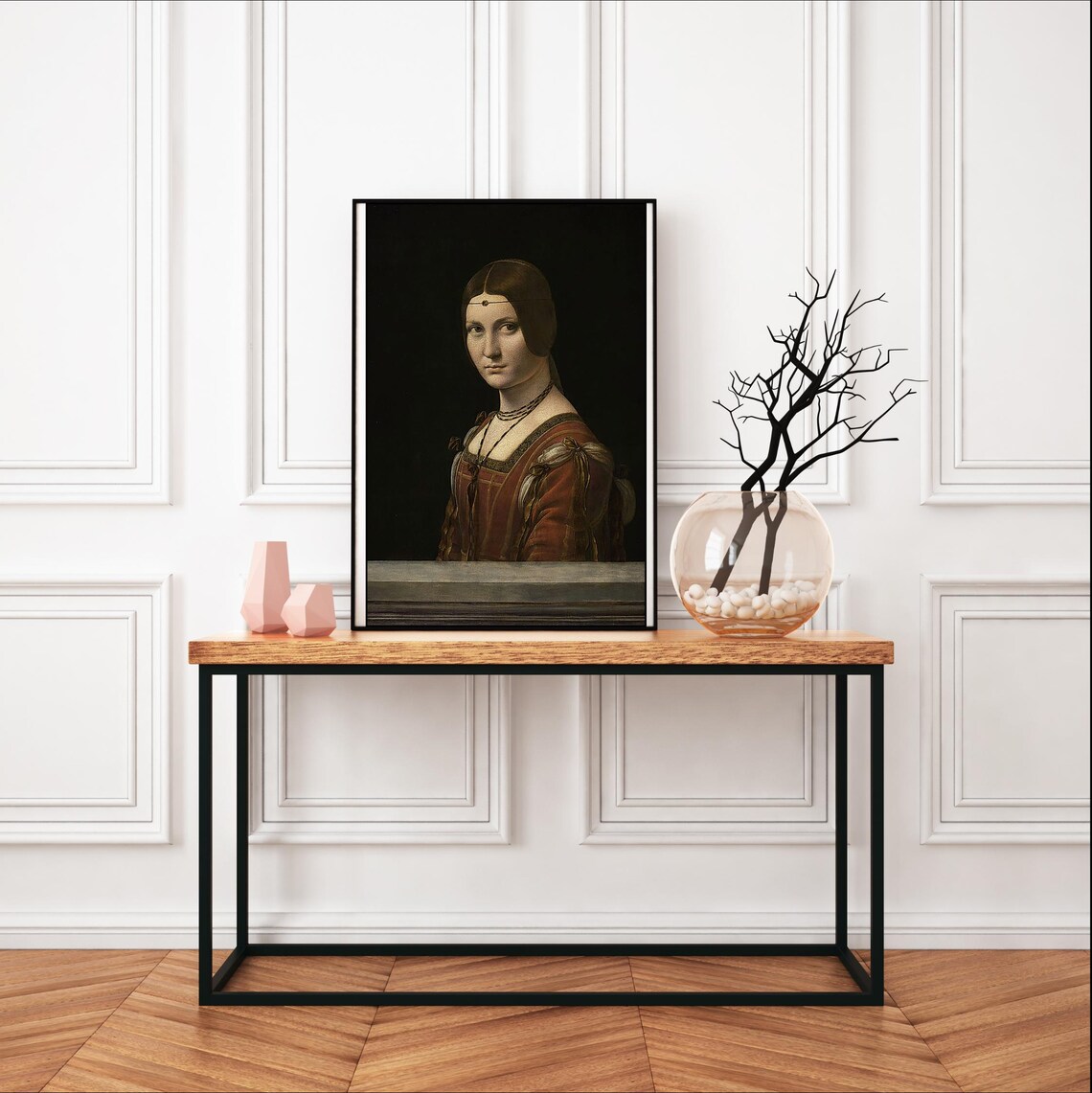 La Belle Ferroniere Print: Leonardo Da Vinci Digital Art (downloadable ...