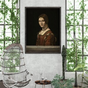La Belle Ferroniere Print: Leonardo Da Vinci Digital Art (downloadable ...
