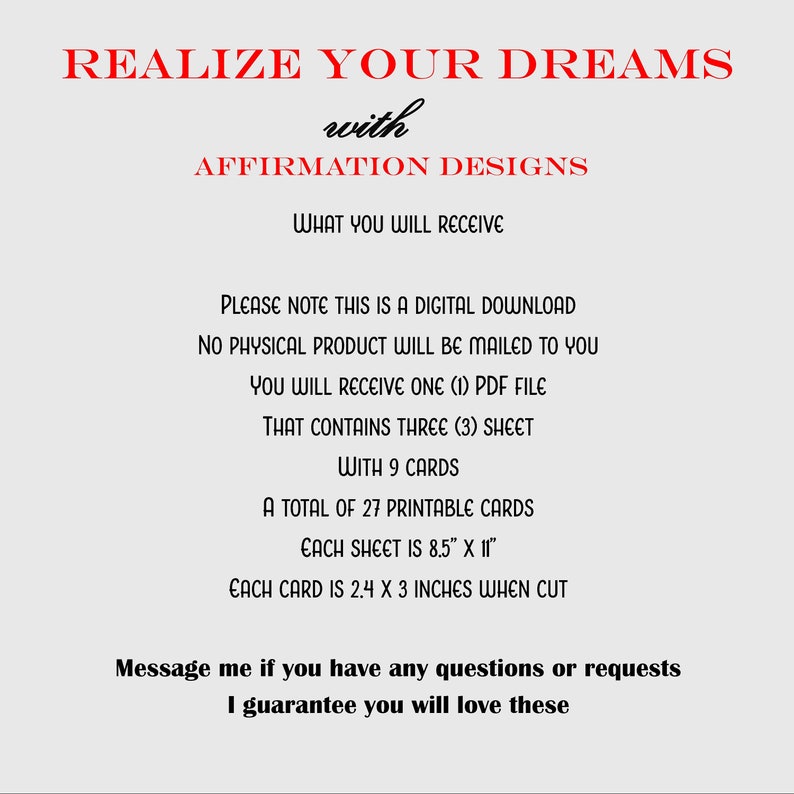 Positive Affirmations Wealth Manifestation Abundance Affirmation - Etsy