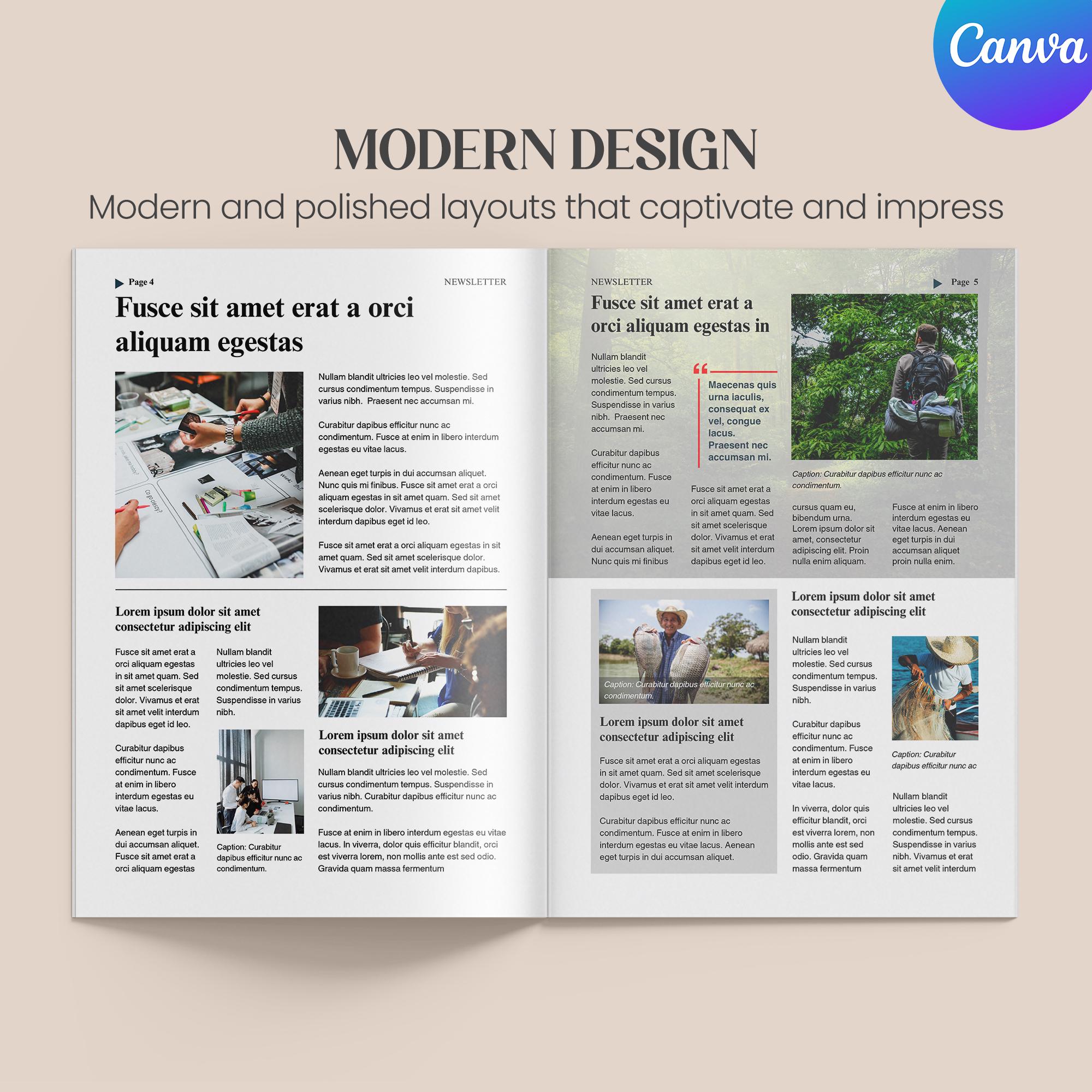 Multipurpose Newsletter Template – Multipurpose Template, Editorial ...