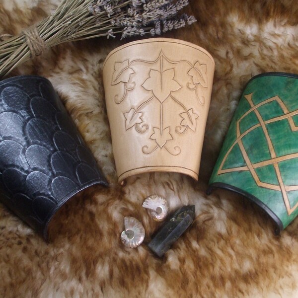 Leather Vambrace - Etsy UK