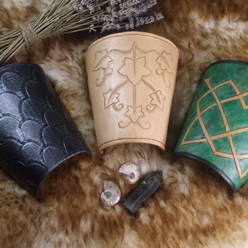 Leather Vambrace - Etsy UK