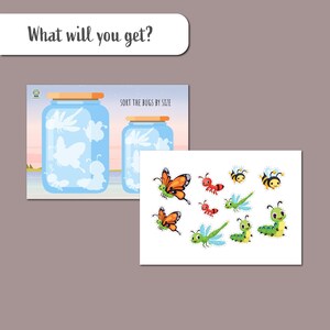 Bug Size Sorting Activity for Toddlers - Montessori Homeschool Toddler ...