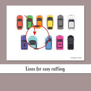 Cars Color Matching Game – Montessori Printable for Toddlers ...