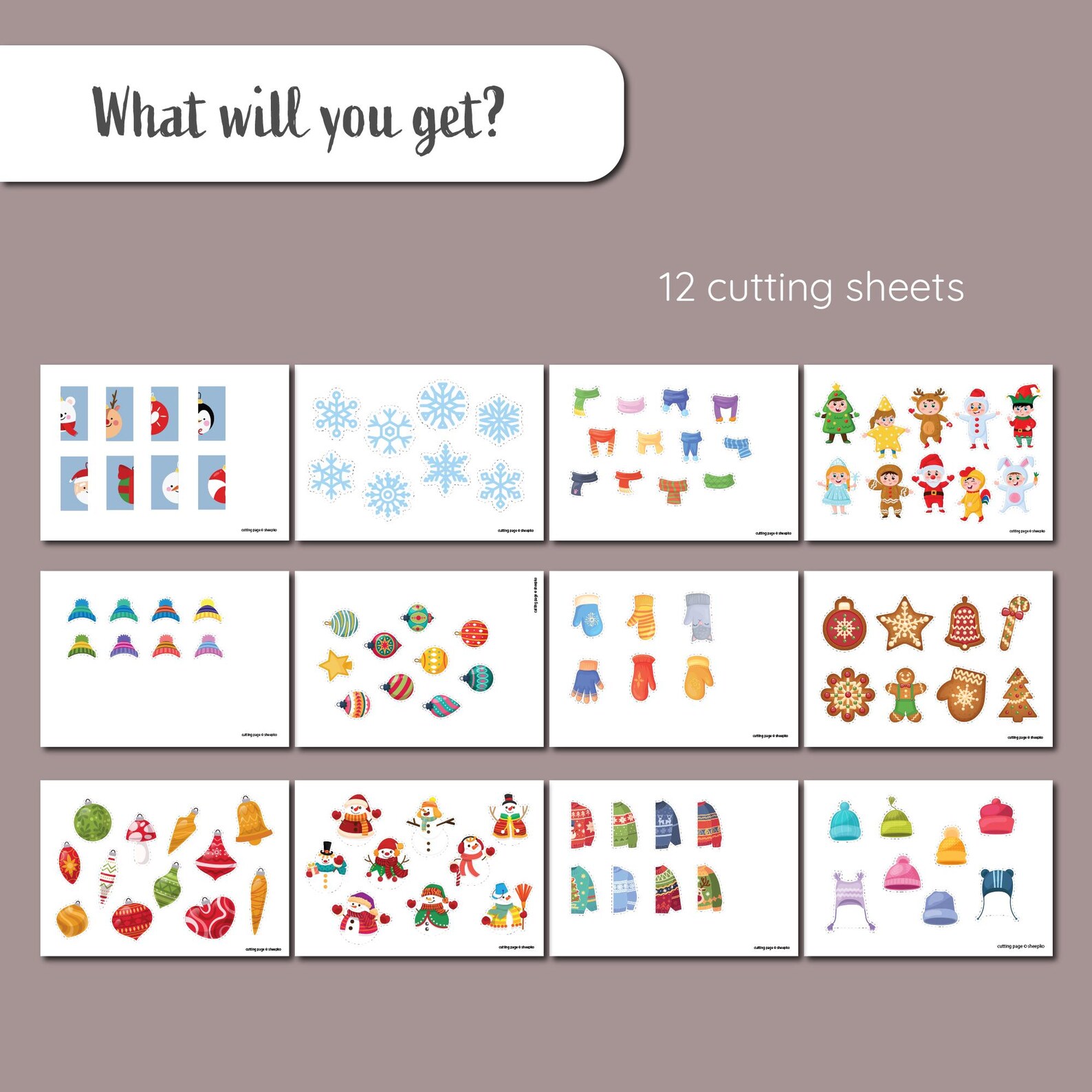 Winter Busy Book Bundle, Winter Activity Collection, Toddler Winter ...