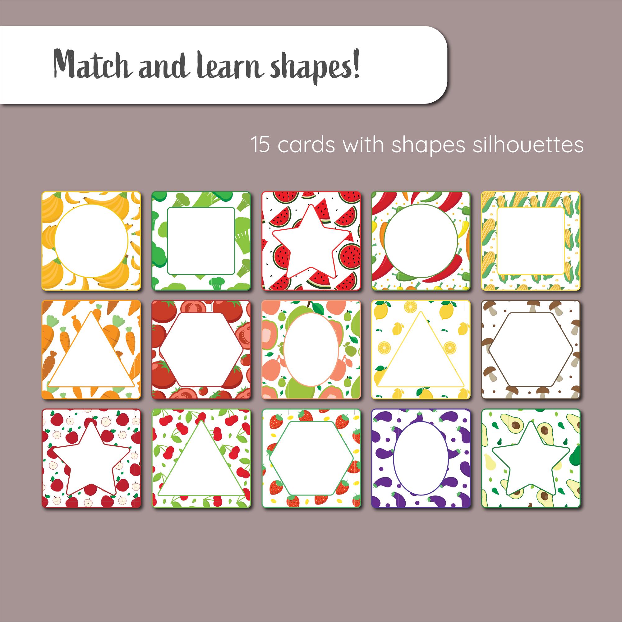 Shapes Matching Activity for Preschoolers - Montessori Inspired ...
