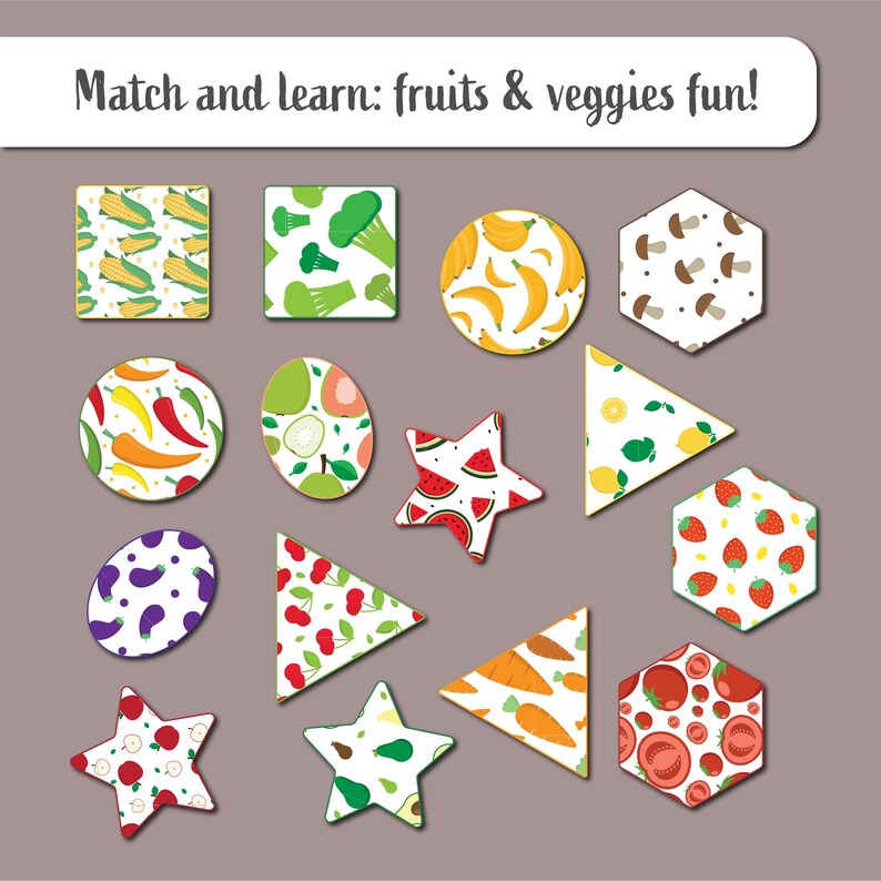 Shapes Matching Activity for Preschoolers - Montessori Inspired ...