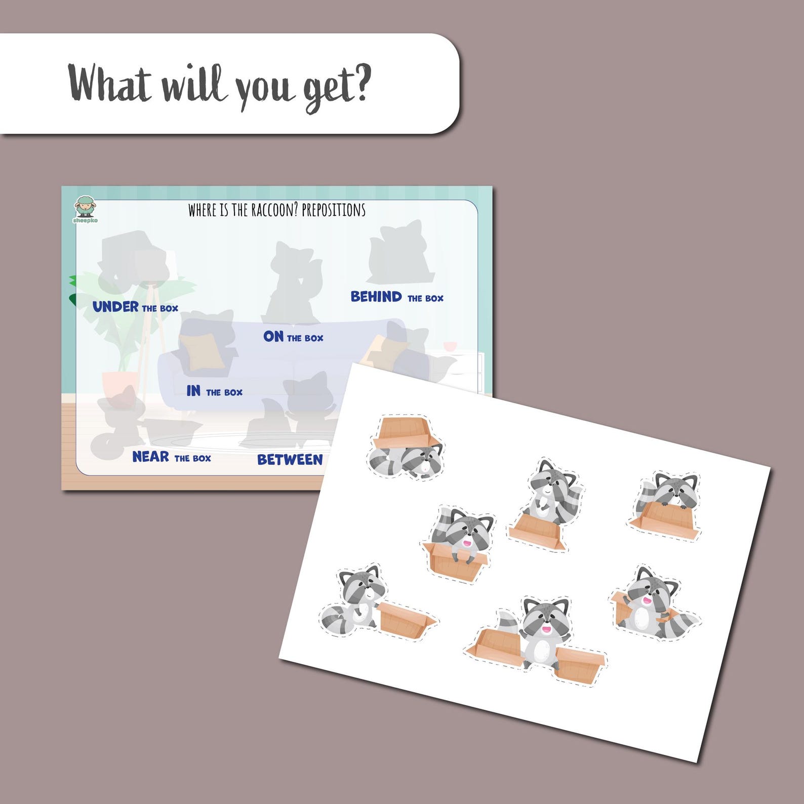 Prepositions Matching Game, Preposition, Learning Activities, Printable ...