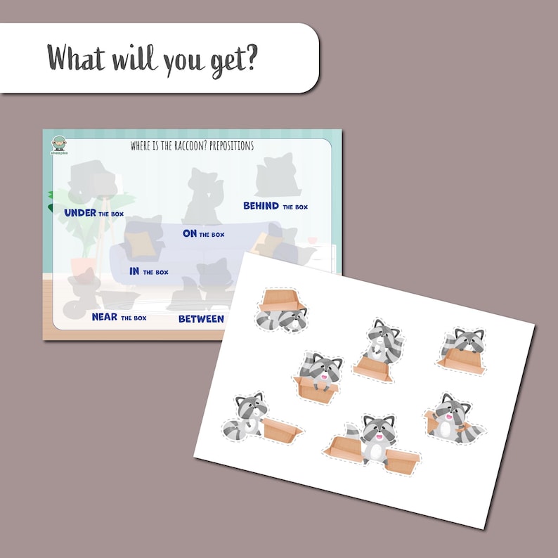 Prepositions Matching Game, Preposition, Learning Activities, Printable ...