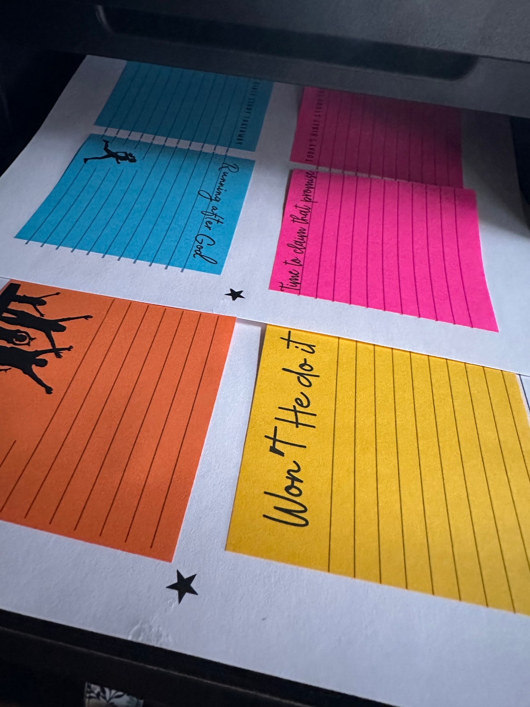 UPDATED - Print Sticky Notes! Perfect for Prayer Prompts, Journaling ...