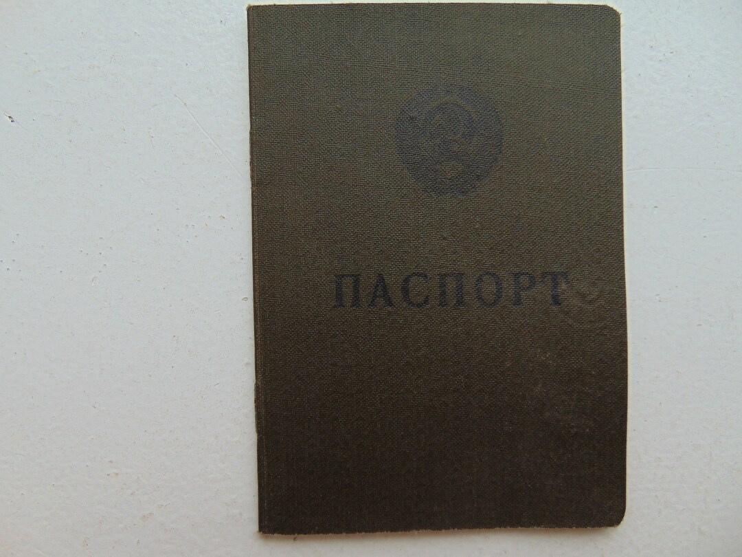 Internal Soviet Passport of the USSR - Etsy