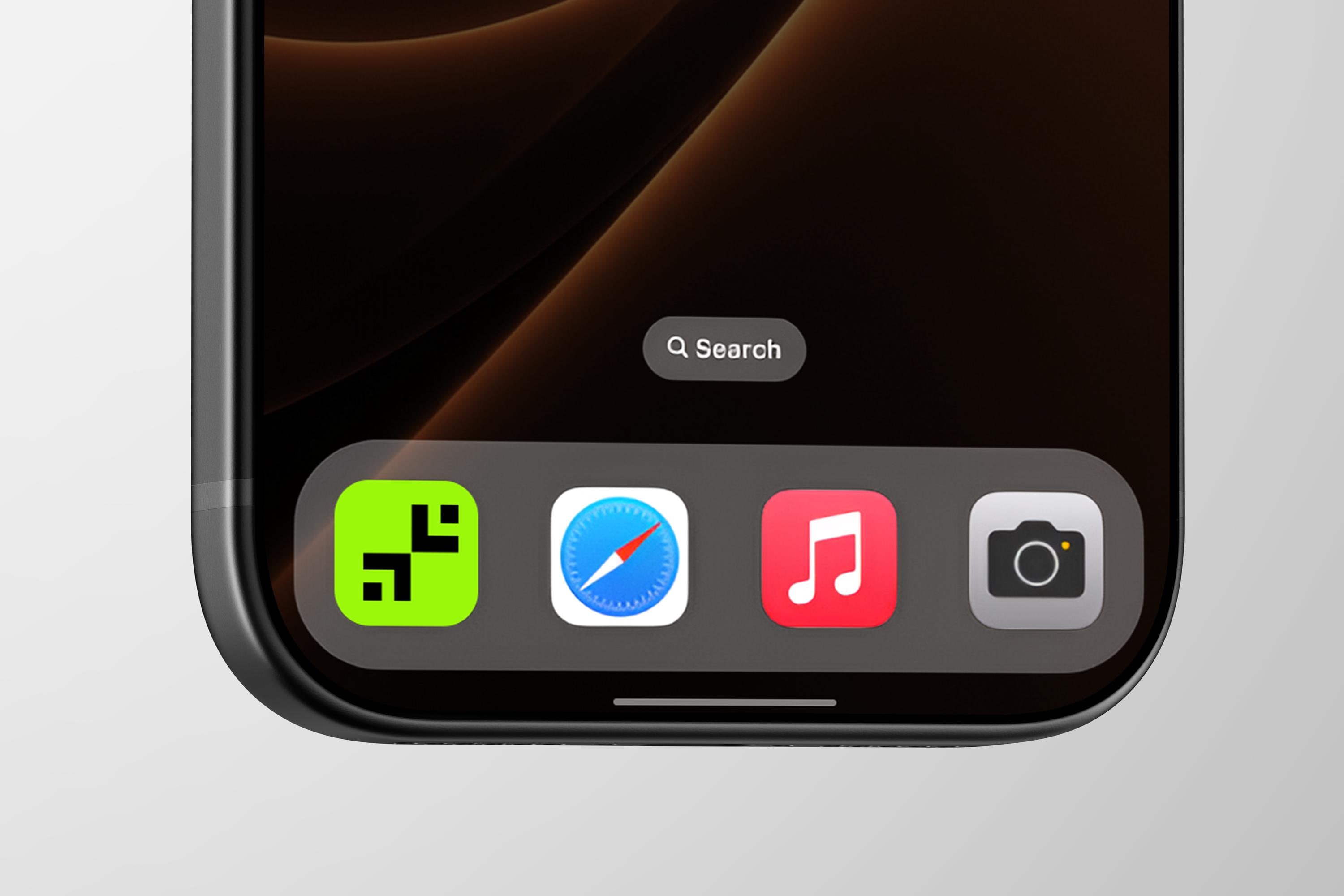 IPhone Close-up Screen Mockup PSD | Realistic Mobile Display View ...