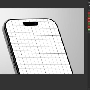 IPhone Close-up Screen Mockup PSD | Realistic Mobile Display View ...