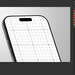 IPhone Close-up Screen Mockup PSD | Realistic Mobile Display View ...